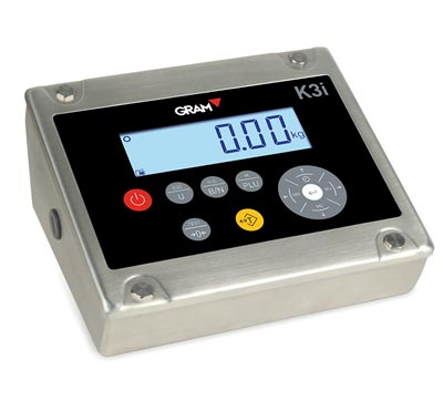 Indicateur Gram K3i en inox avec protection IP-67